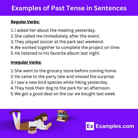 45 Past Tense Examples