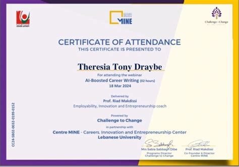 Theresia Draybe On Linkedin I Just Received This Certificate After Two Hours Of Training About Ai…