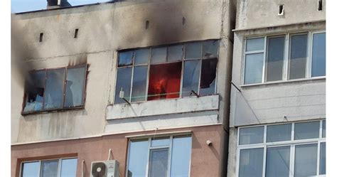 Пламна апартамент в Пловдив 3 пожарни гасят Обновена
