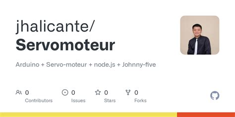 github jhalicante servomoteur arduino servo moteur node js