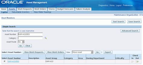 Oracle Enterprise Asset Management Users Guide Oracle Enterprise Asset Management Users Guide