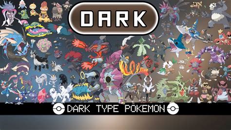 Dark Type Pokemon