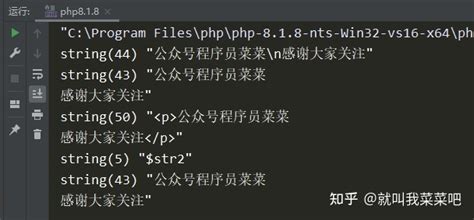 【php8入门指南】数据类型 知乎