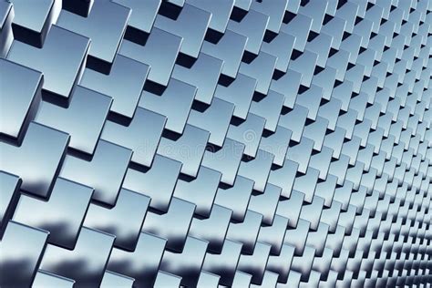 Cubes Array As Abstract D Background Stock Illustration Illustration Of Lines Array