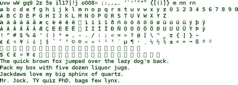programmer fonts java glossary
