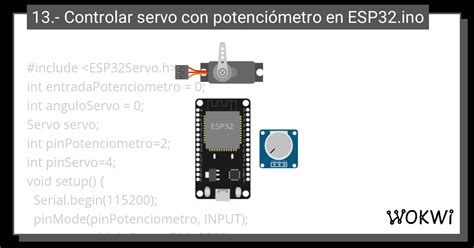 Servo Potenciometro Copy Wokwi ESP STM Arduino Simulator