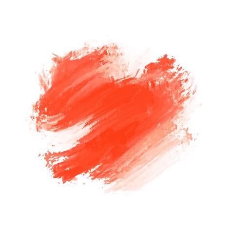추상적인 빨간 수채화 솔 스트로크 디자인 배경 무료 벡터