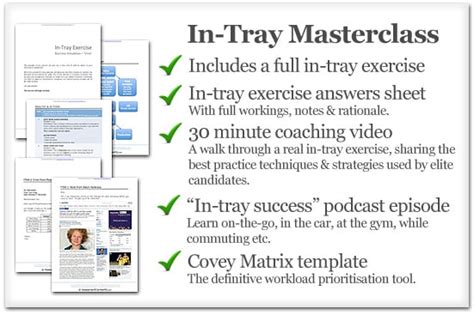 In Tray Exercise Free Example In Tray Exercise And Top Tips