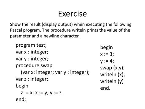 Ppt Principles Of Programming Languages 4 Parameter Passing Scope Rules Powerpoint