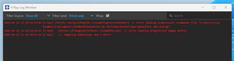 Vray Error Sampling Dimensions Dont Match V Ray For Sketchup