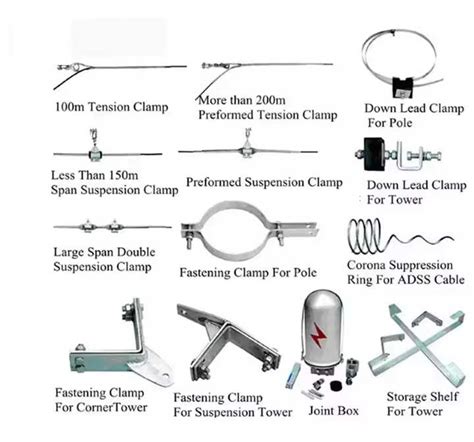 Qitian Adss Opgw Telecom Cable Clamp Accessories Aluminium Spiral Suspension Vibration Damper