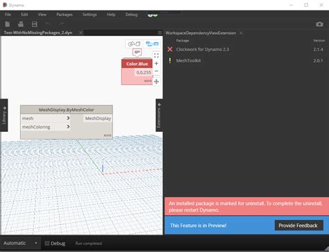 Request For Feedback Dynamo Graph Package Dependency Display Request For Feedback Dynamo