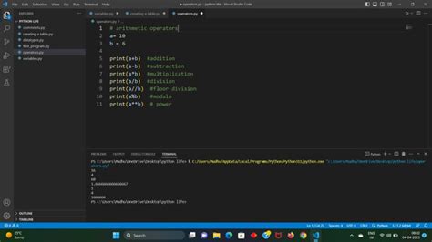 Madhavi Chennamsetty On Linkedin Task 7 Practice Operators Task 8 Practice Control Statements