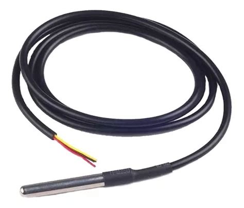 5 Pzas Sensor De Temperatura Ds18b20 Sumergible Agua Arduino 138 En