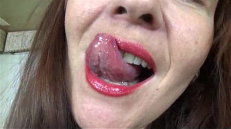 Licking Sexy Red Lips Sarahs Xxx Secrets Clips4sale