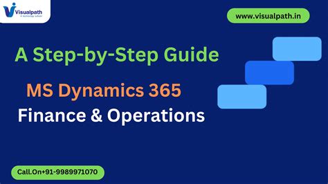 Microsoft Dynamics 365 Finance And Operations A Step By Step Guide