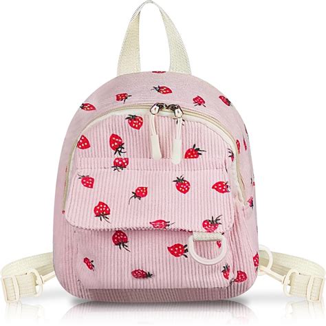 Wisepoint Mini Backpack Purse Corduroy Girls Backpack