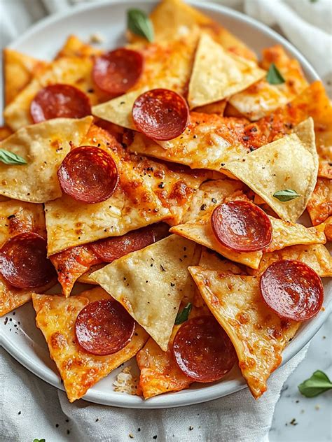 Crispy Pizza Chips Recipe You Can Customize Your Way Anya Recipes