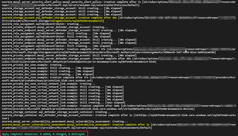 Azure Creating Sql Server Vulnerability Assessment Resource Using A