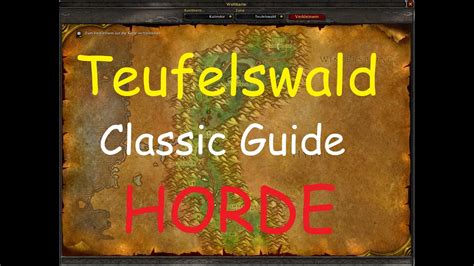 Teufelswald Quest Relevantes Von A Z Wow Classic Horde Youtube