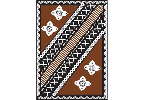 Free Fijian Tapa Design Vector