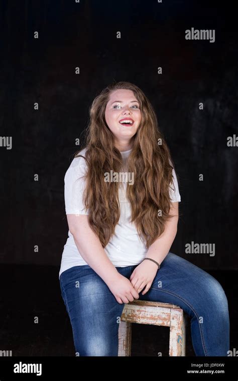 Stunning Plus Size Red Head Long Beautiful Hair Positive Energy