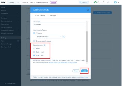 Wix Chat Plugin Installation Instructions Chatwee