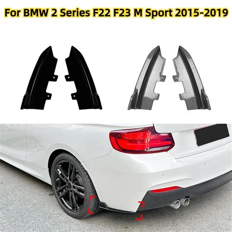 Separador De Alerón Difusor Lateral De Labio De Parachoques Trasero De Coche Para Bmw Serie 2