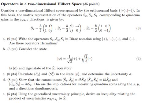 Solved Operators In A Two Dimensional Hilbert Space 35