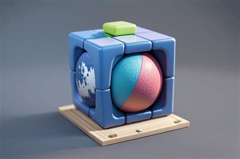 Premium Ai Image Educational Toy Rubik Cube Exercise Thinking Ability