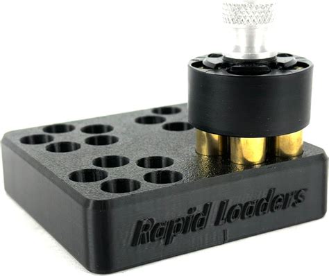 Amazon Com HKS 587 Compatible Loading Block 7 Shot Revolver Loading Block Black Sports