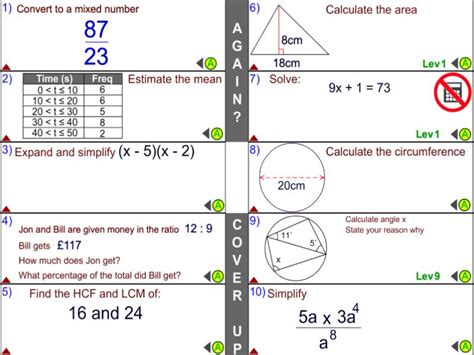 10 quick questions bytopic generator dynamically generated maths questions teaching resources