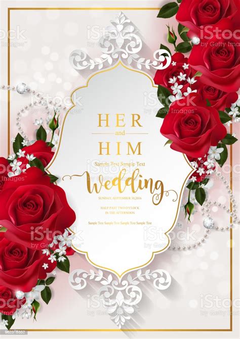 Floral Background Wedding Card Flower Designs For A Romantic Touch