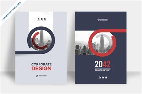 도시 배경 비즈니스 책 표지 디자인 A4 템플릿 브로셔에 적응 할 수 있습니다 프리미엄 벡터
