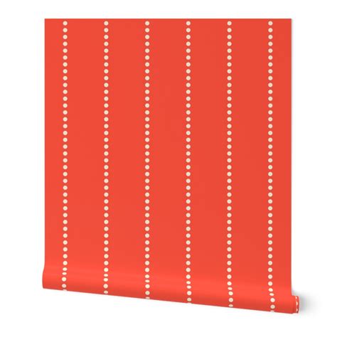 large scale vertical dotted lines wallpaper spoonflower