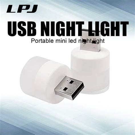 Mini USB Night Light Portable USB Light Bulb LED Light Bulb Reading LED Light USB Light