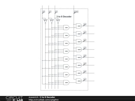 3 To 8 Decoder CircuitLab