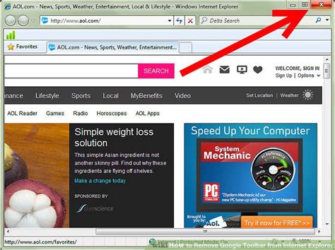 How To Remove Google Toolbar From Internet Explorer Steps