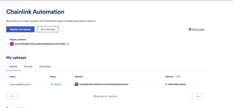Automate Your Functions Time Based Automation Chainlink Documentation