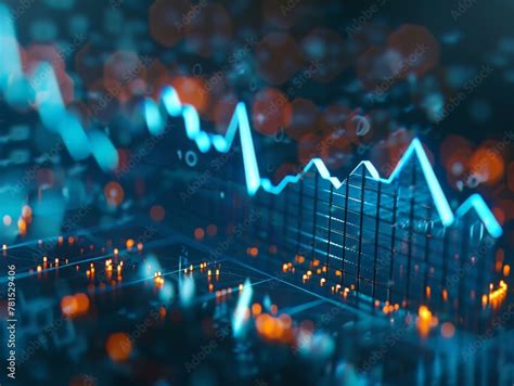 Bullet Arrow Ascending Sharply On A Graph Against A Blue Technical