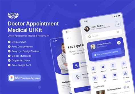 Doctor Appointment App Ui Kit Design By Jhalok Deb On Dribbble