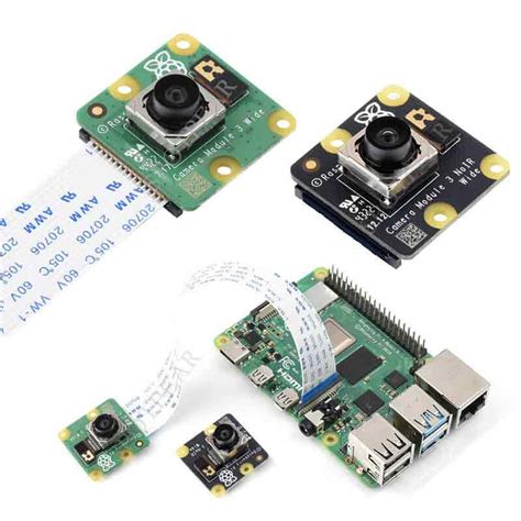 Raspberry Pi Camera Module 3 12mp Auto Focus Imx708 75°120° Irnoir