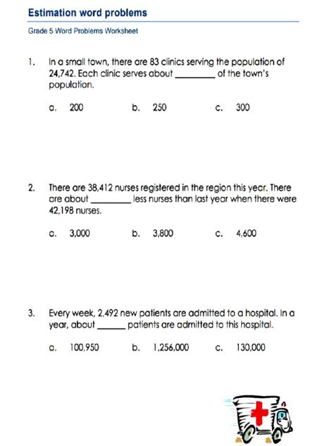 Class 5 Icse Maths Rounding Off Word Problem Pdf