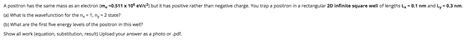 Solved A What Is The Wavefunction For The Nx 1 Ny 2 State