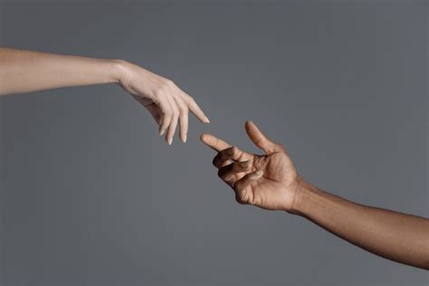 Reaching Hand Black And White
