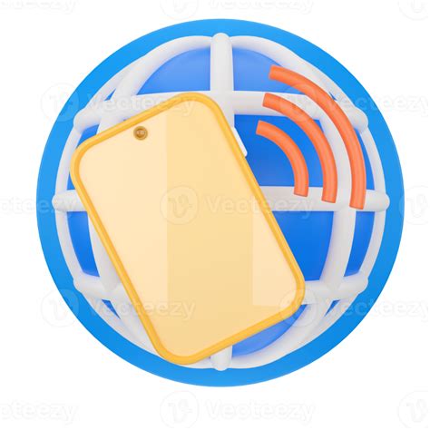 Smartphone Communication Concept 3d Rendering 21048143 Png