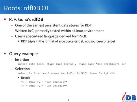 Ppt Practical Rdf Chapter 10 Querying Rdf Rdf As Data Powerpoint