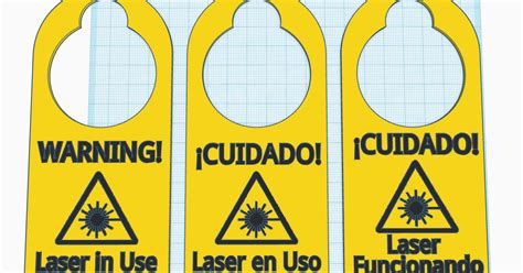 Laser Warning Engesp By 3dinfinity Download Free Stl Model Laser Warning Engesp By 3dinfinity Download Free Stl Model