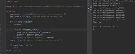 How To Create Custom Passwords In Python Sahil Jangid Posted On The
