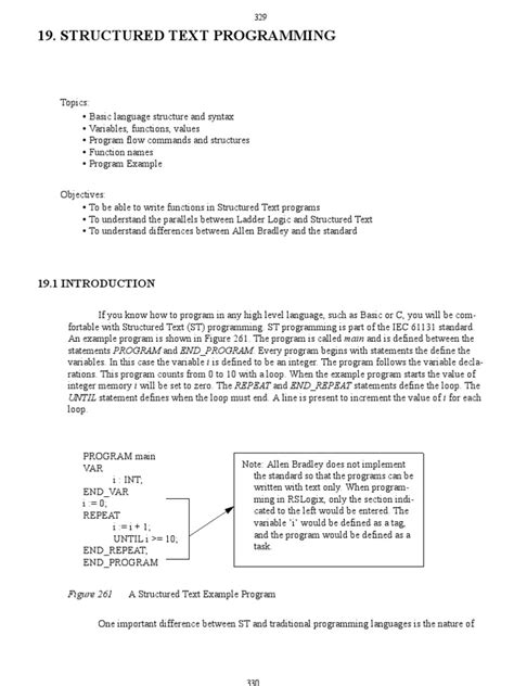 plc st example st programing pdf control flow subroutine
